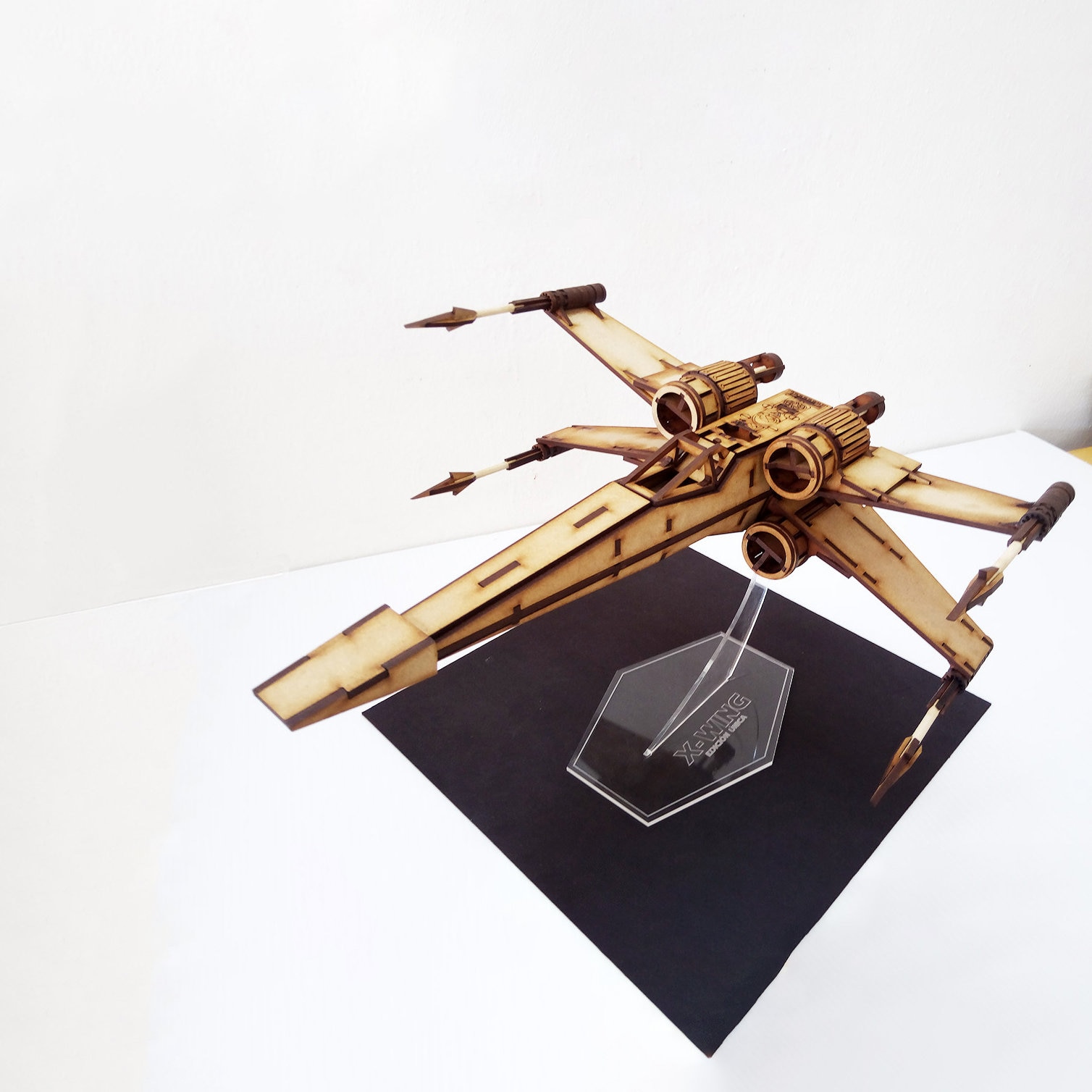 Precision Laser-cut 3D Star Wars X-WING Vector File for Laser Cutting ...