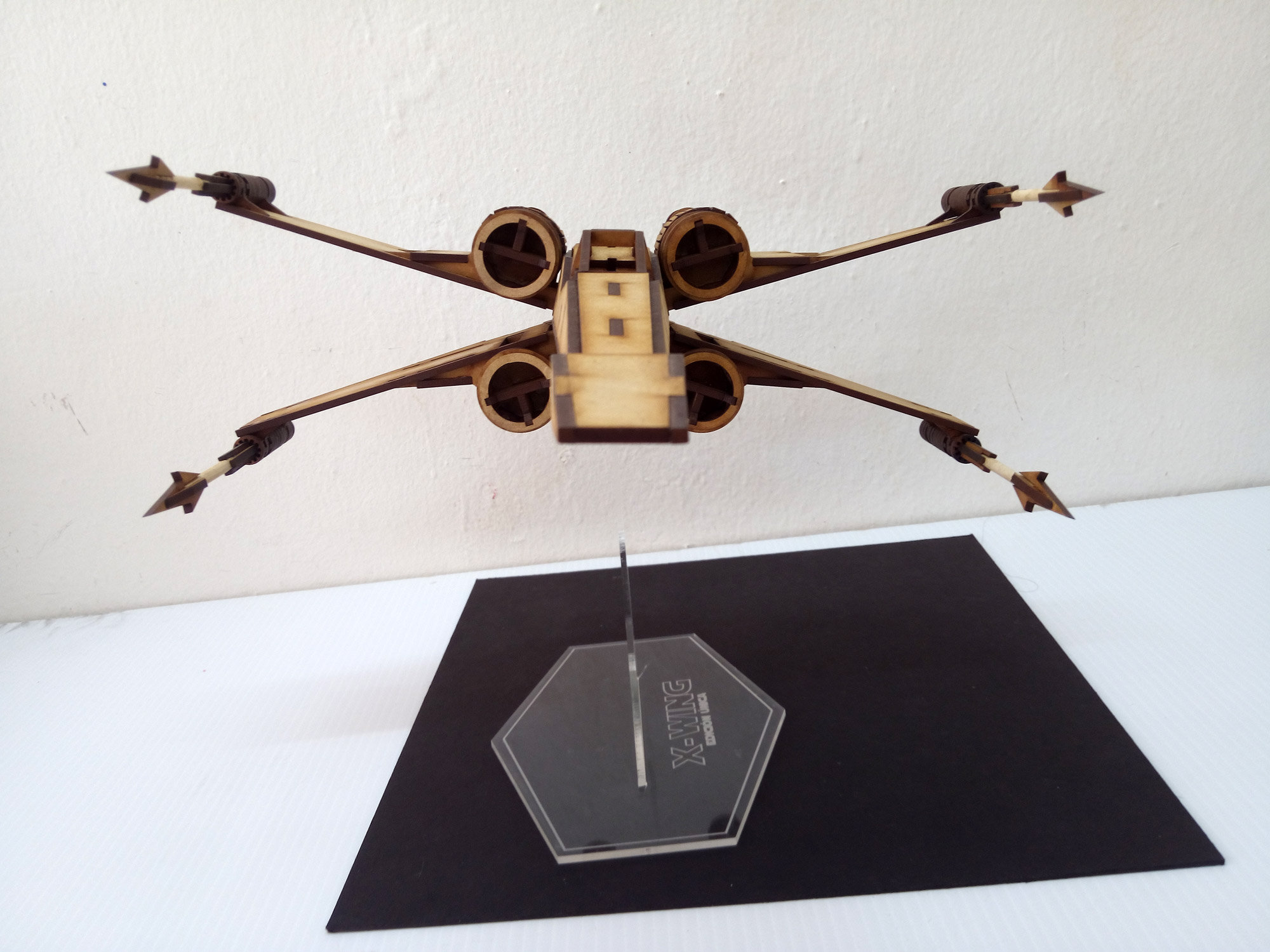 Precision Laser-cut 3D Star Wars X-WING Vector File for Laser Cutting ...