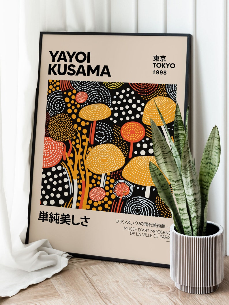 Yayoi Kusama Poster Yayoi Kusama Print Yayoi Kusama - Etsy