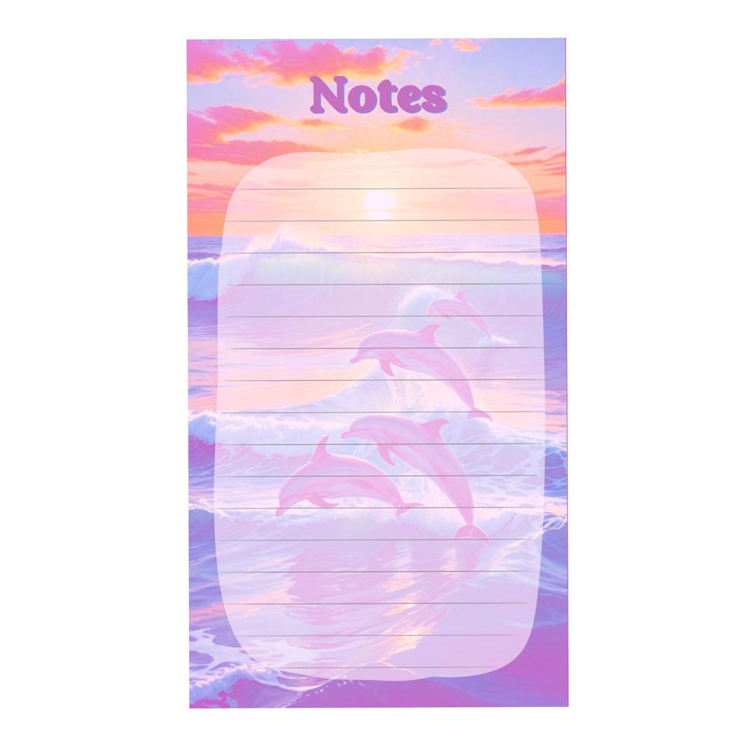 Dolphin Printable Stationery, Digital Paper for Journals, Letters ...