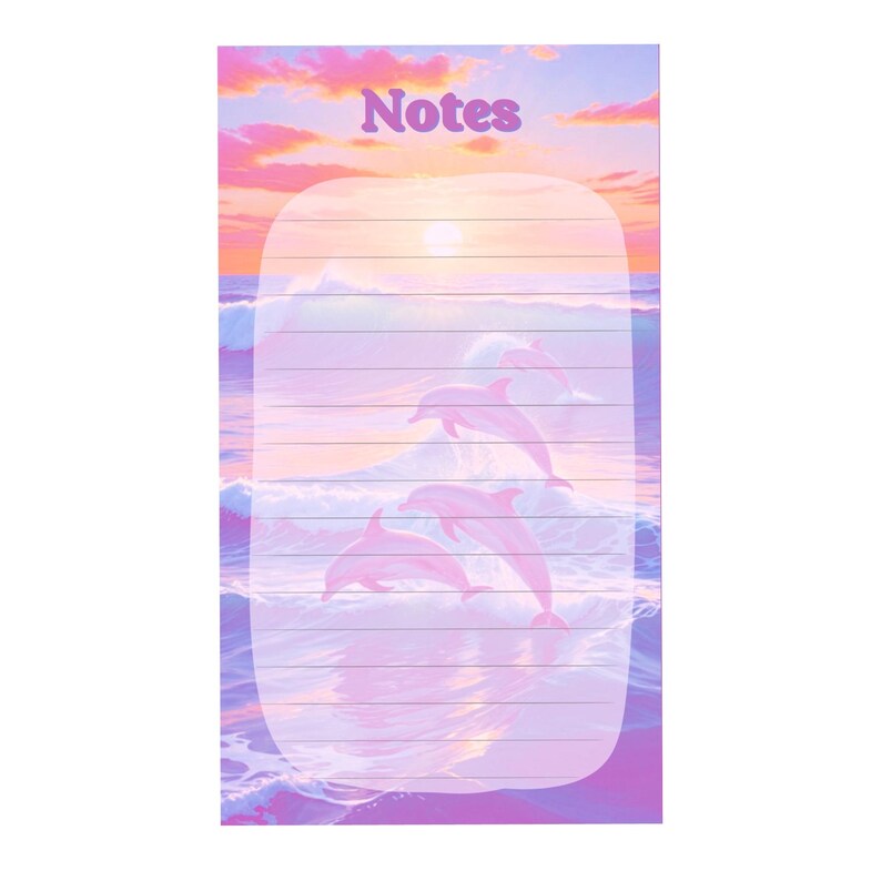 Dolphin Printable Stationery, Digital Paper for Journals, Letters ...