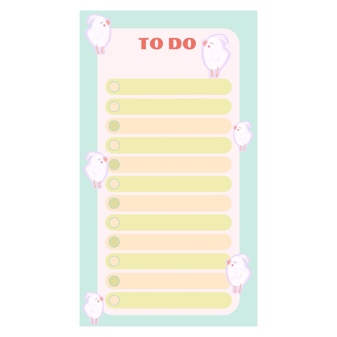 Cockatiel Bird -themed Printable Note Paper - Downloadable Stationery ...