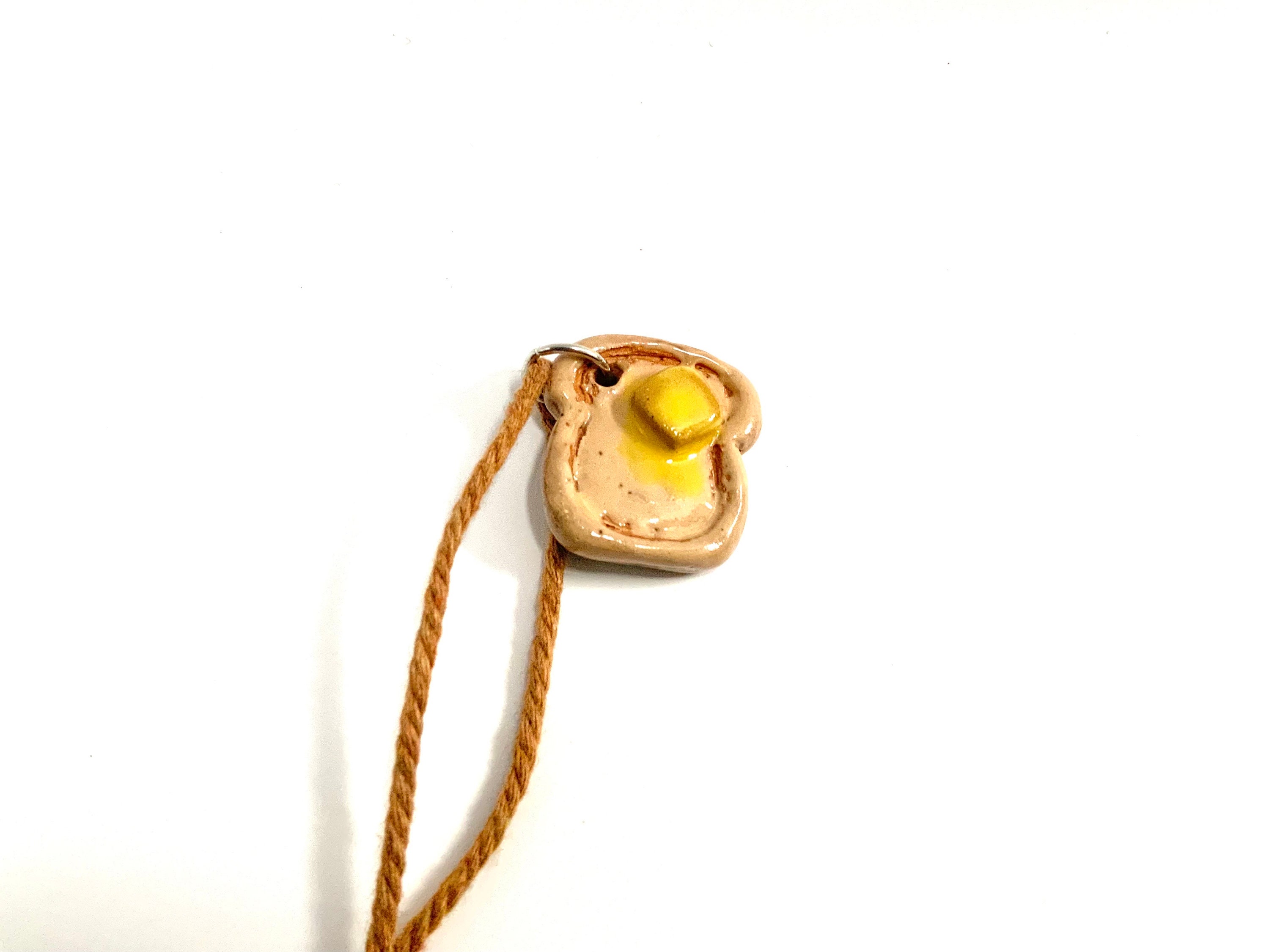 Handmade Whimsical Frenchy Toast Ceramic Pendant,trinket,charm - Etsy