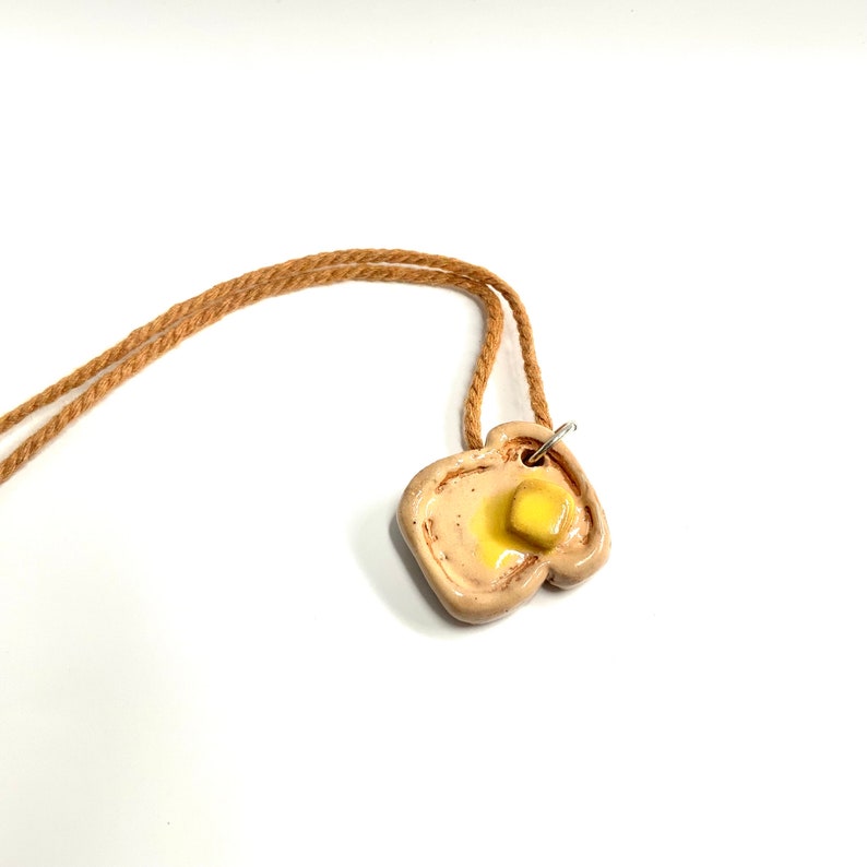 Handmade Whimsical Frenchy Toast Ceramic Pendant,trinket,charm - Etsy