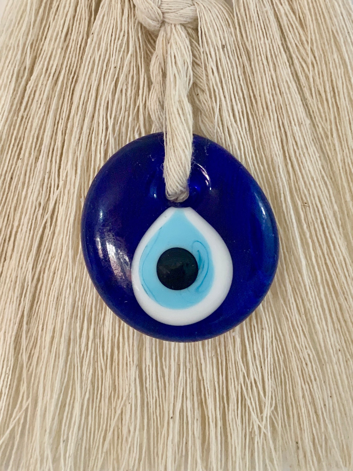 Macrame Evil Eye Wall Hanging - Etsy