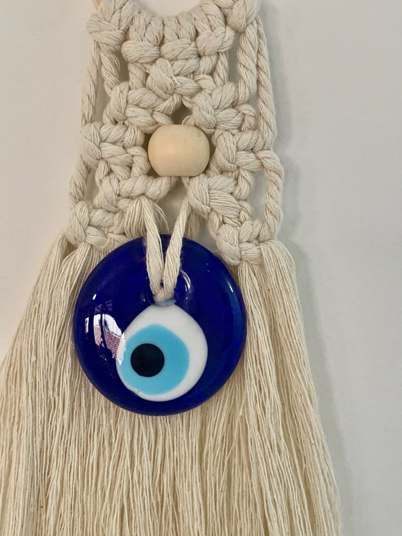 Macrame Evil Eye Wall Hanging - Etsy
