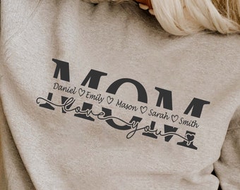 Mum SVG, Mother Svg, Mother's Day SVG, Mom Split Name Frame Svg, Mum ...