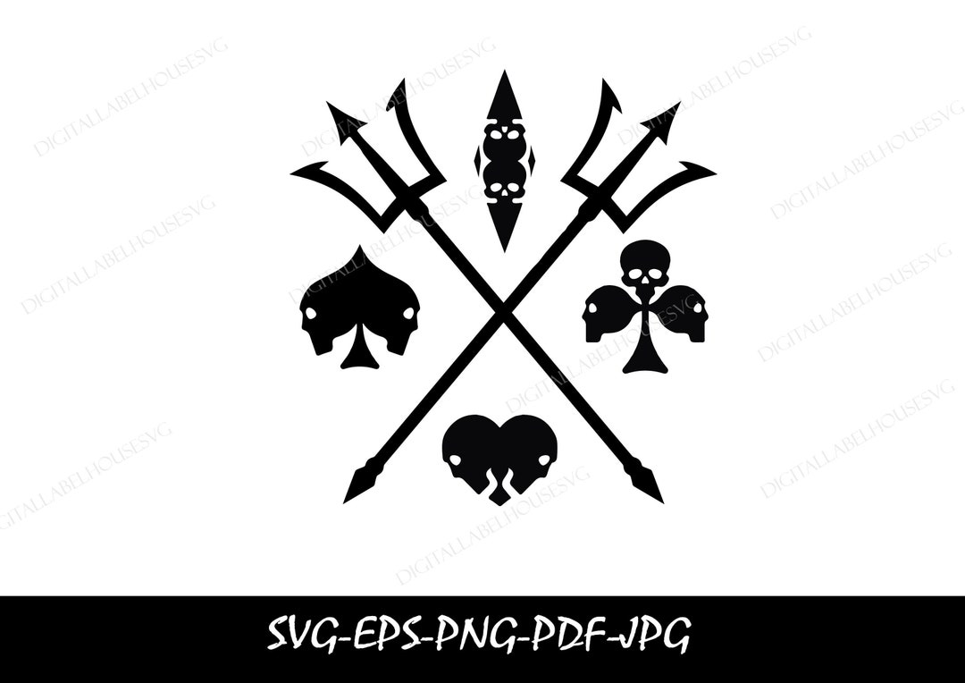 Royal Flush Spade SVG PNG, Playing Cards Svg, Gambling, Card Clip Art ...