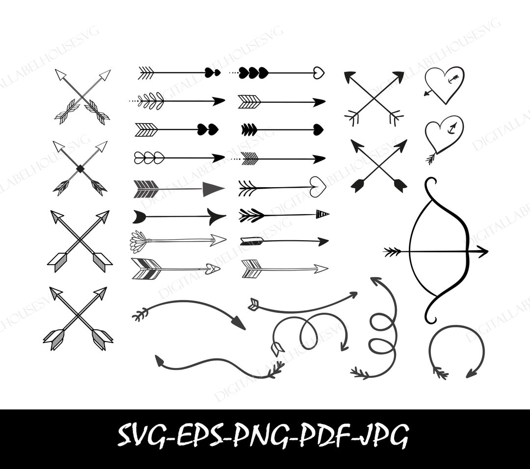 ARROW SVG Bundle,arrow Svg,arrows,bundle,arrow Sign,arrow Png,arrowhead ...
