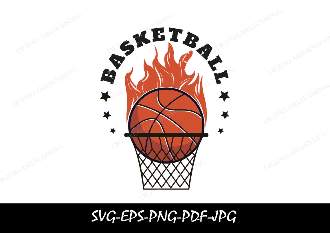 Basketball SVG Files Basketball Cut Files Basketball Vector Files ...