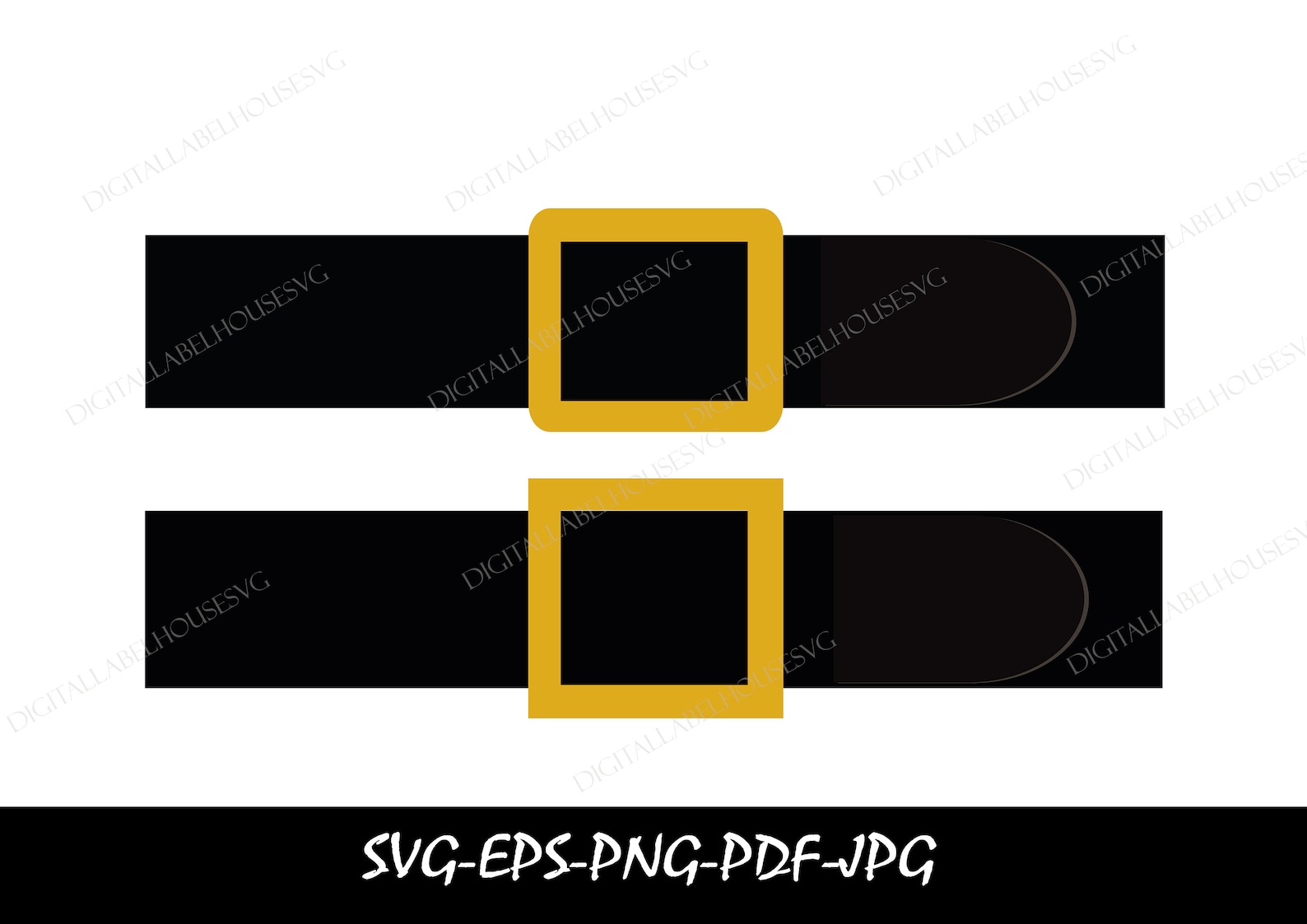 Santa Belt Svg, Santa Claus Svg File for Cricut, Silhouette, Leprechaun ...
