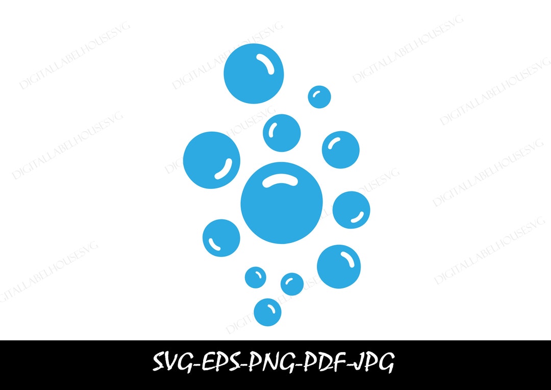 Bubble SVG Bubble Bundle Bubbles Cut Files Bath SVG Vector Files Soap ...