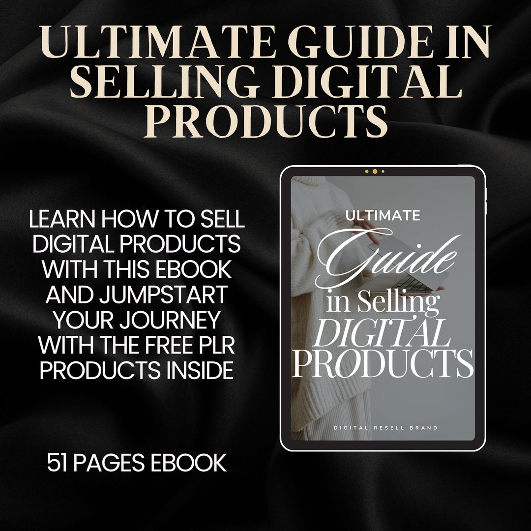 Ultimate Guide in Selling Digital Products Ebook on How to Sell on Etsy ...
