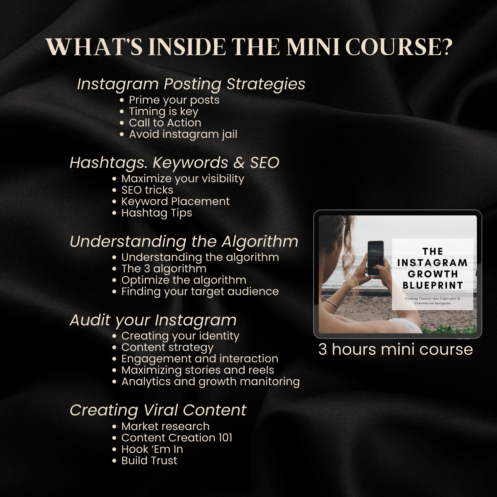 Instagram Growth Blueprint and the Pathway to Profits Course With MRR ...
