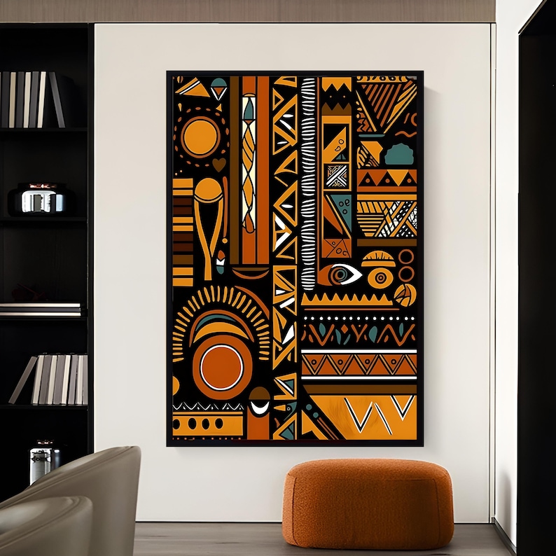 African American Culture Wall Decor, African Artwork Wall Decor ...