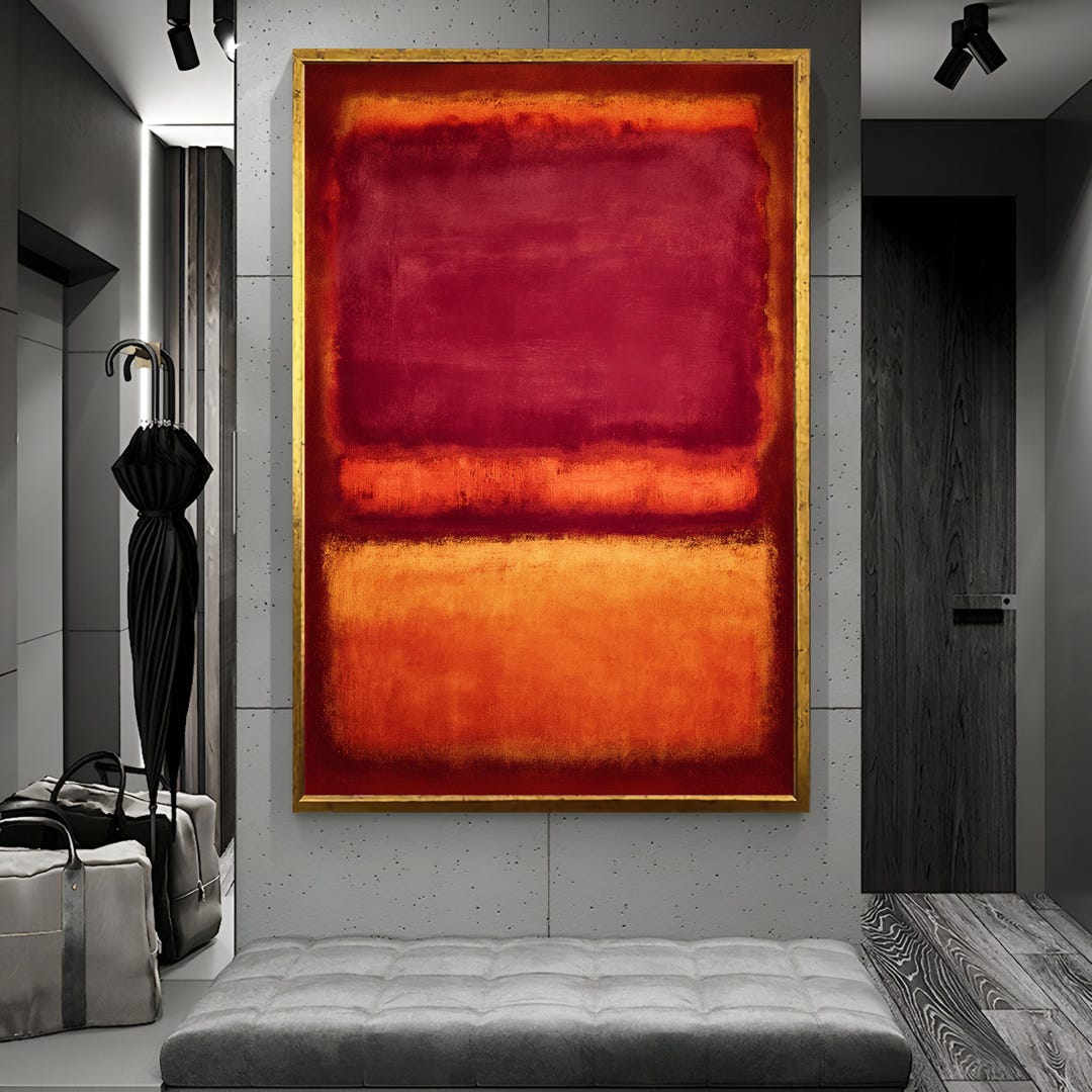Mark Rothko Abstract Art : Extra Large Framed Home Decor - Etsy