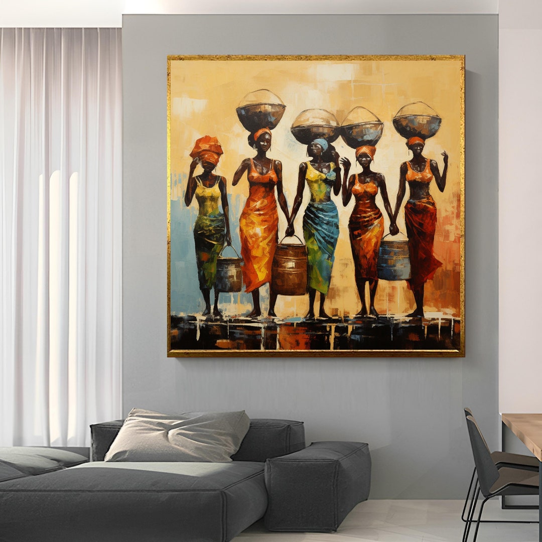 African American Ladies Black People Art Black Girl Artwork African Art ...