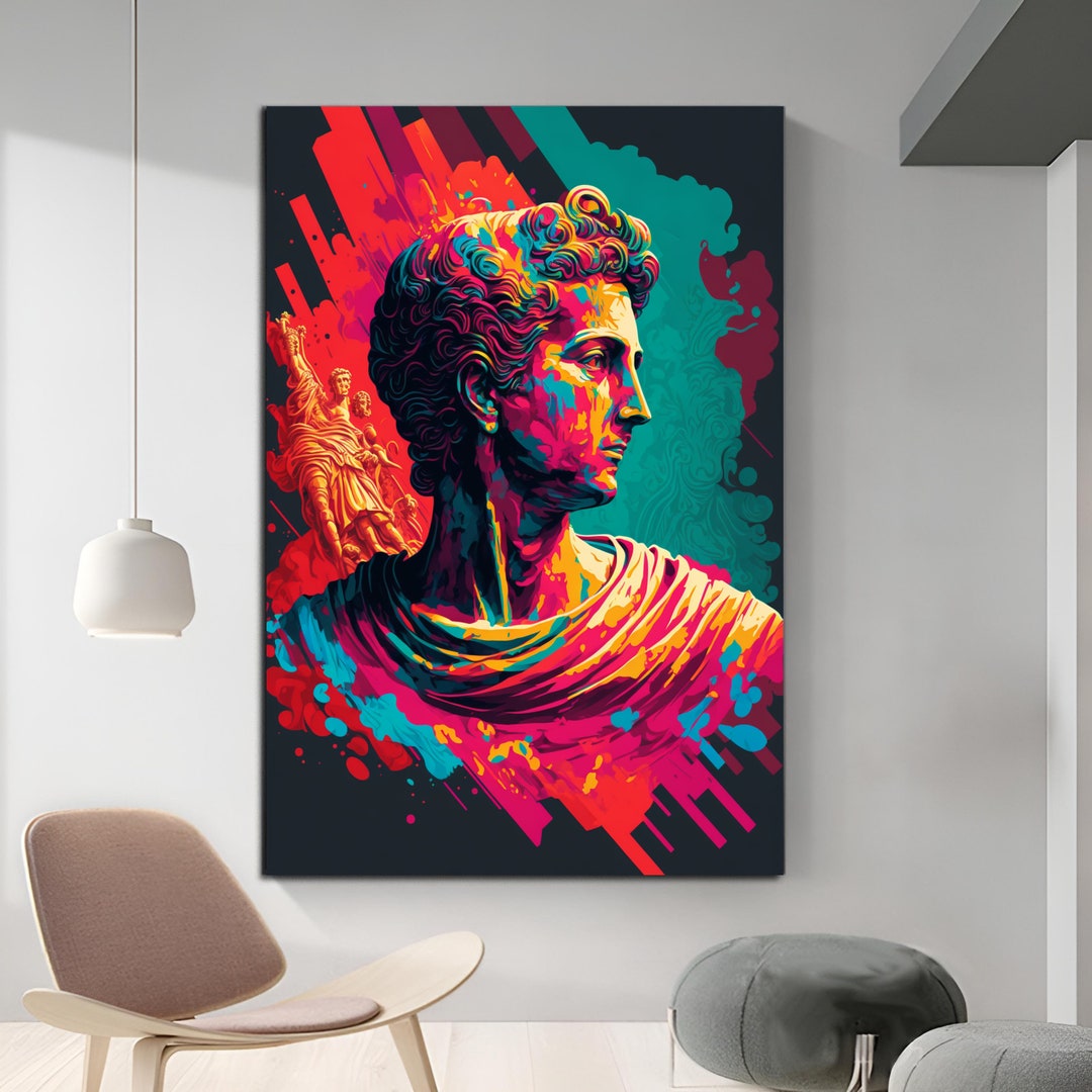 Roman Empire Wall Art Jul Cesar Wall Art Historical Wall - Etsy