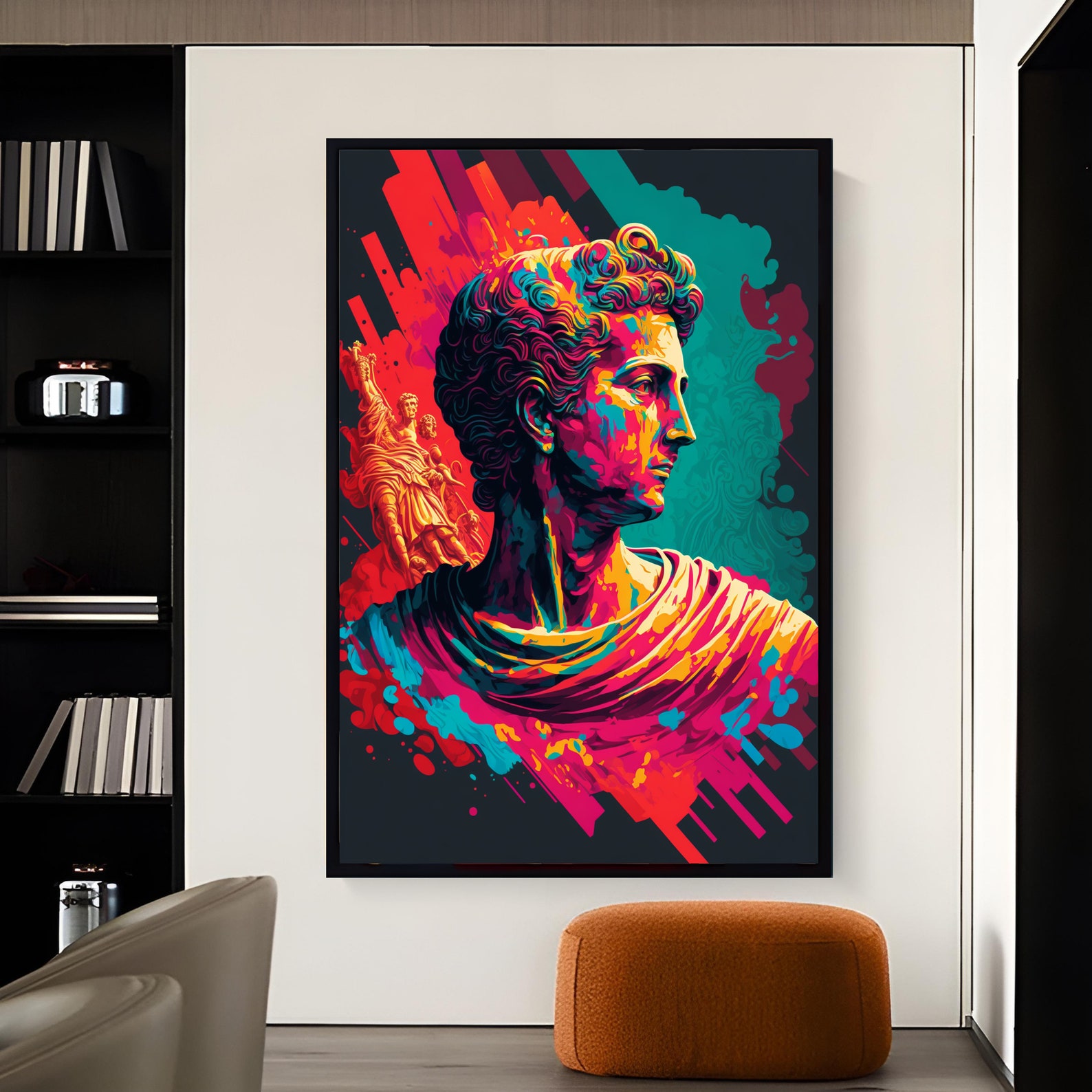 Roman Empire Wall Art Jul Cesar Wall Art Historical Wall - Etsy