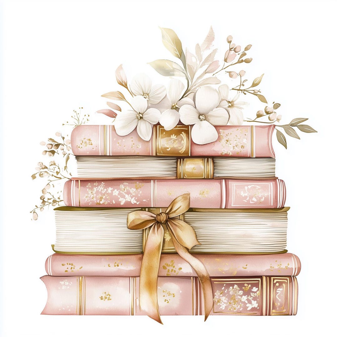 15 Tower of Books Clipart Book Stack Illustrations Printable Reading ...