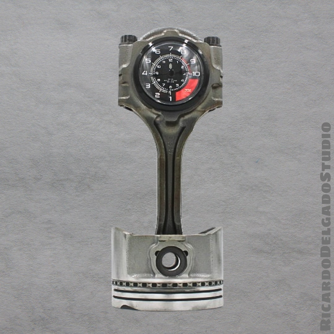 Piston Clock RPM Gauge Face Tachometer Desk Clock - Etsy