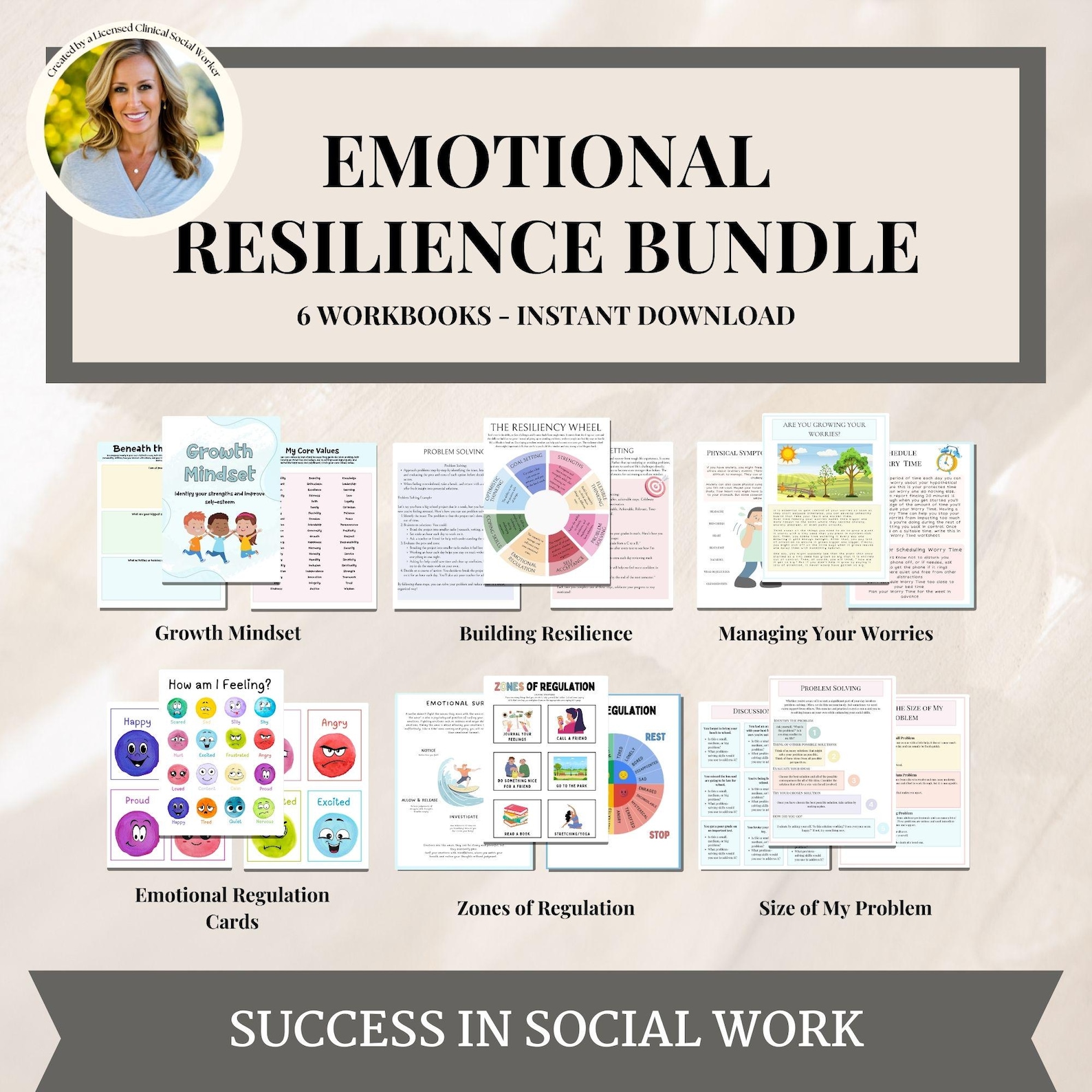 Teen Kids Therapy Emotional Resilience Bundle,emotional Regulation ...