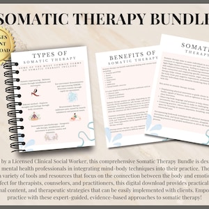 Somatic Therapy Bundle, Somatic Healing & Exercises, Emotional ...