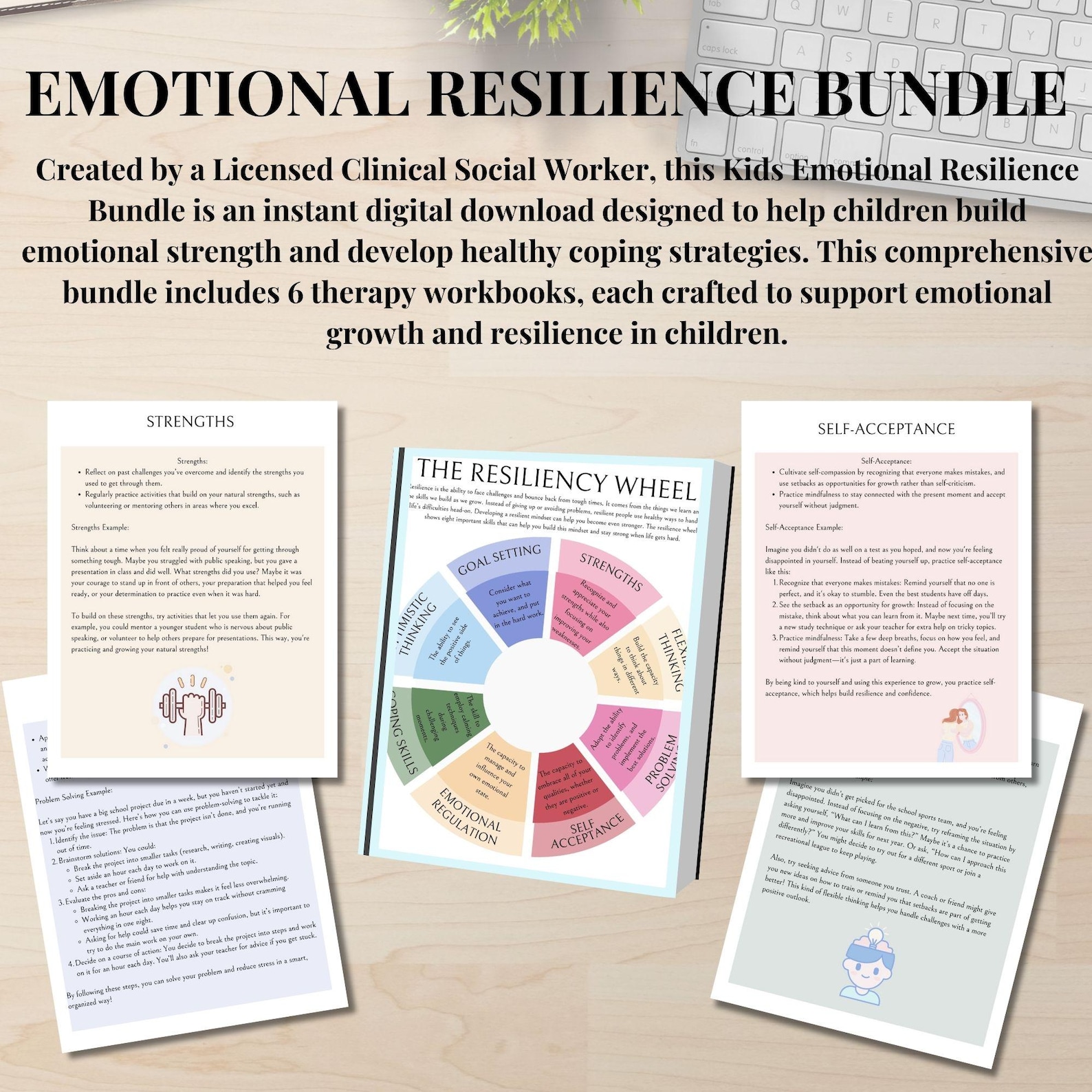 Teen Kids Therapy Emotional Resilience Bundle,emotional Regulation ...