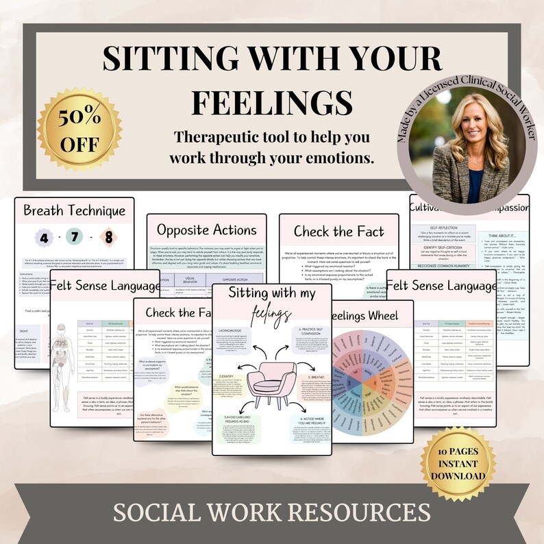 Acceptance and Commitment Therapy Mega Bundle Worksheets, ACT Metaphors ...