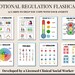 Emotional Regulation Self-regulation Flashcards, Calming Corner Tools ...