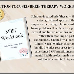 Solution Focused Therapy Worksheets, Mental Health,sfbt Worksheets ...