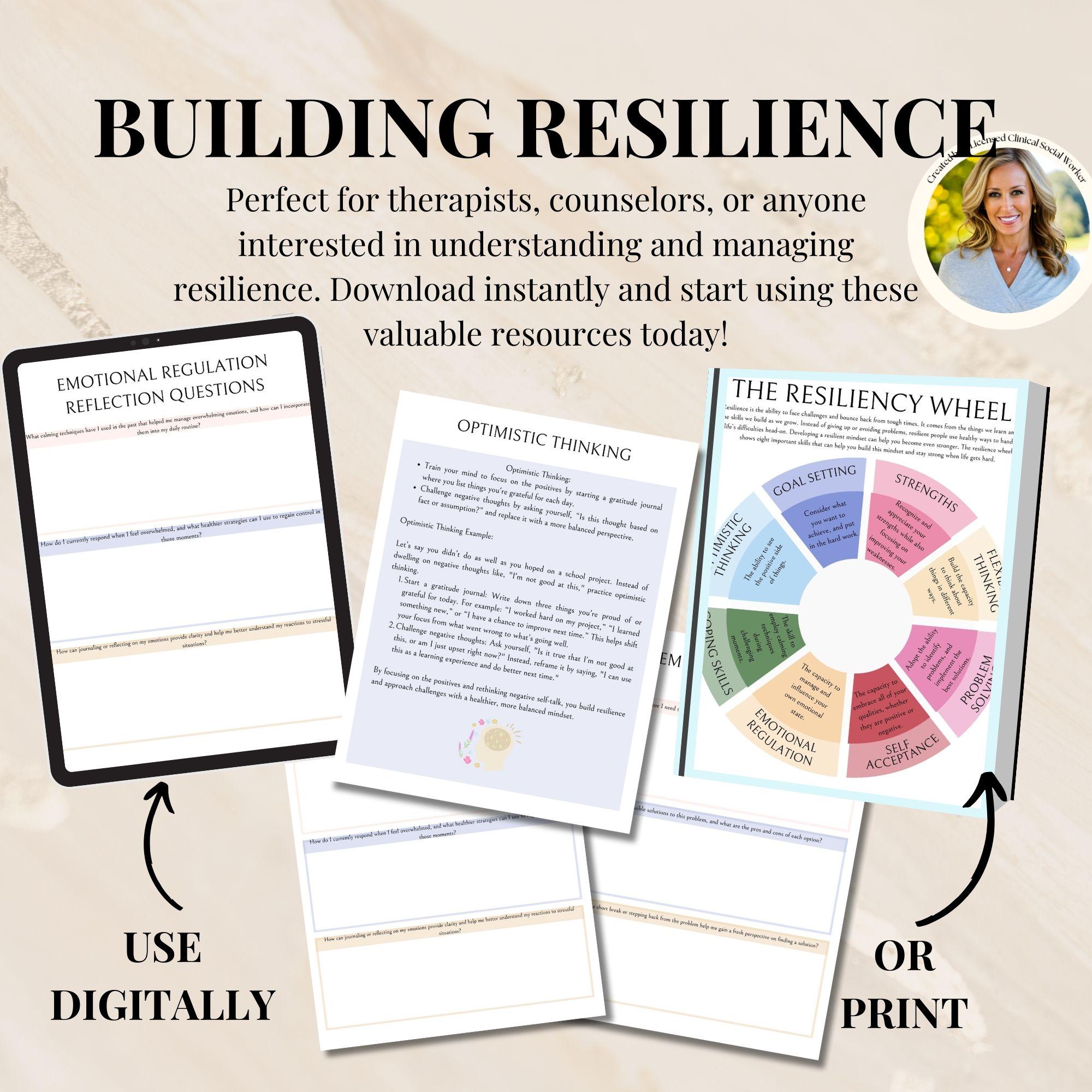 Building Emotional Resilience Resiliency Wheel, Building Resilience ...