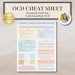 OCD Coping Skills Therapy Handout-counseling Poster-kids-teens-ocd ...
