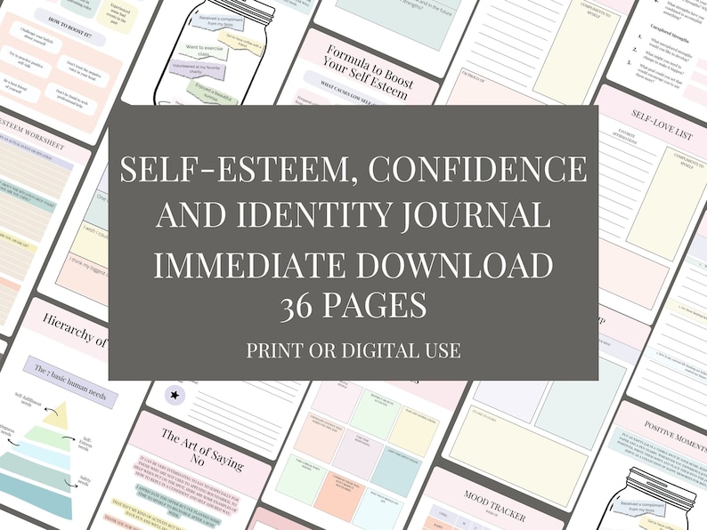 Self Esteem Worksheets, Therapy Worksheets, Therapy Resources ...