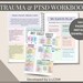 Trauma Therapy Bundle, Anxiety Coping Skill Card, Therapy Worksheets ...