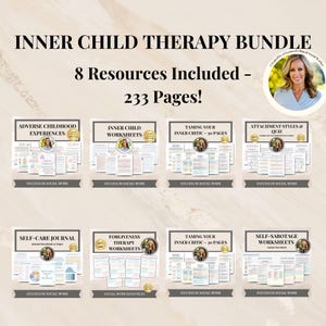 Inner Child Therapy Worksheet Mega Bundle, Reparenting Inner Child ...