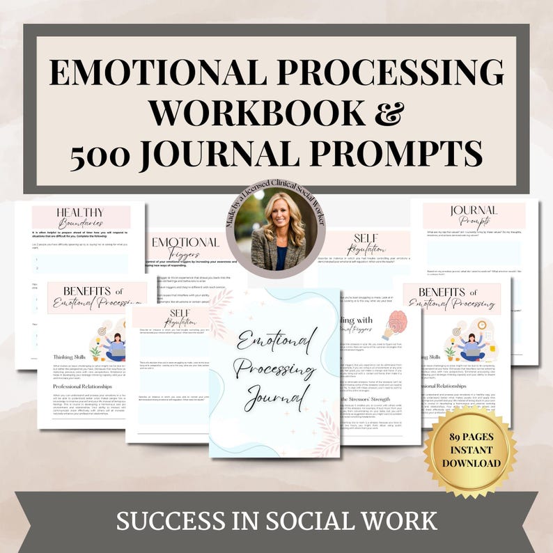 Processing Emotions Workbook Emotional Intelligence,self-regulation ...