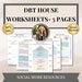DBT House, Anxiety House Worksheet, DBT Skills, Dialectical Behavior ...