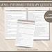 Trauma-informed Therapy Questions, Trauma Therapy Questions Bundle ...