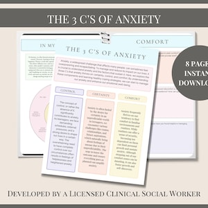 Anxiety Worksheets, Circle of Control, Therapy Tools, Therapy ...