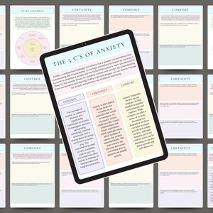 Anxiety Worksheets, Circle of Control, Therapy Tools, Therapy ...