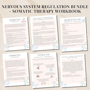 Nervous System Regulation Therapy Workbook for Therapist, Polyvagal ...