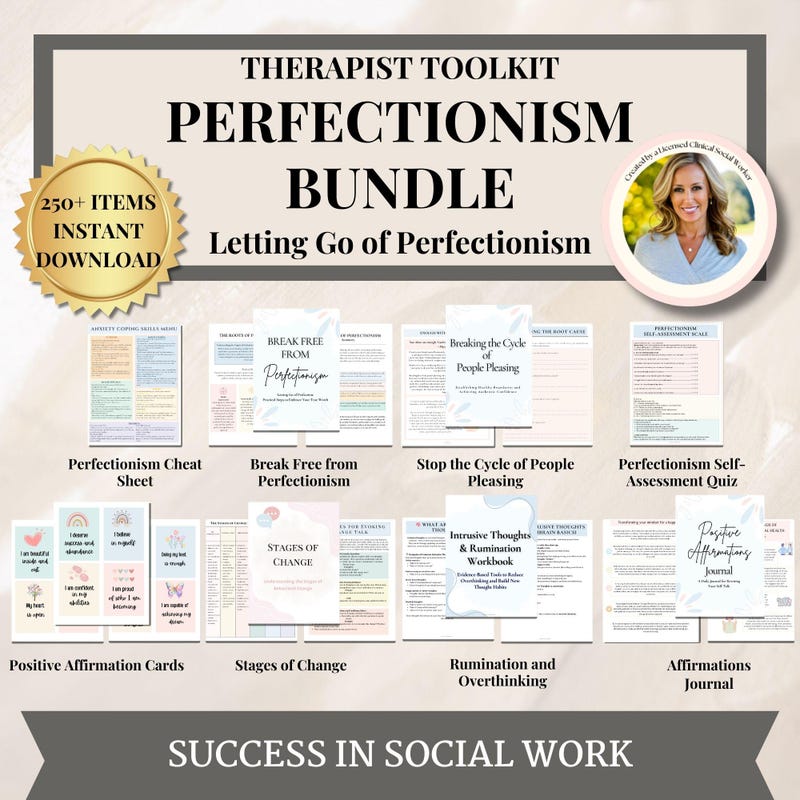 Ocd Worksheet for Therapist - Etsy