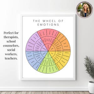 Set of 8 Calm Corner Posters Office Decor School Psychologist Wall Art ...