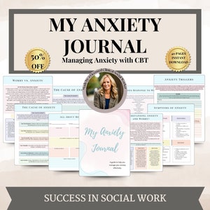 Therapy Worksheet Bundle, Self-help Therapy Bundle. Self-care Coping ...
