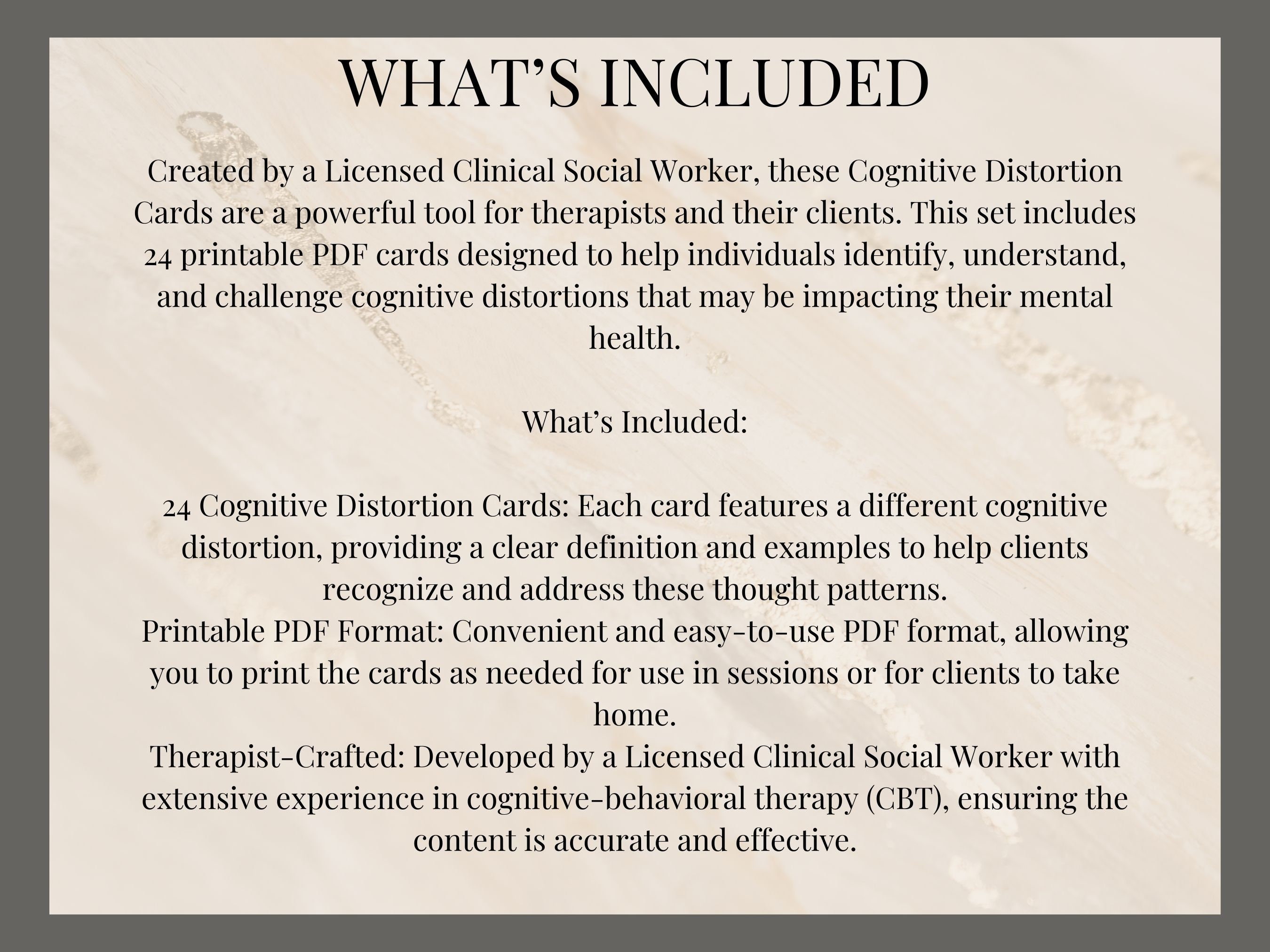 Cognitive Distortion Flash Cards, Cognitive Behavioral Therapy, Therapy ...