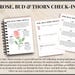 Rose, Thorn and Bud Therapy Worksheets, Communication Styles, Social ...