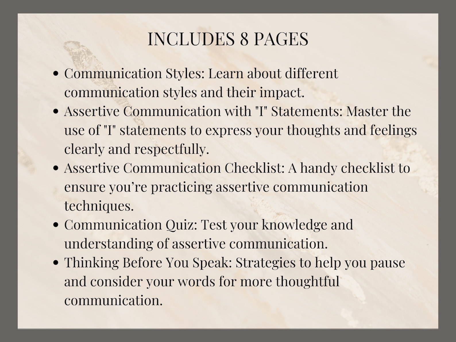 Assertive Communication Worksheets, Communication Styles and Social ...