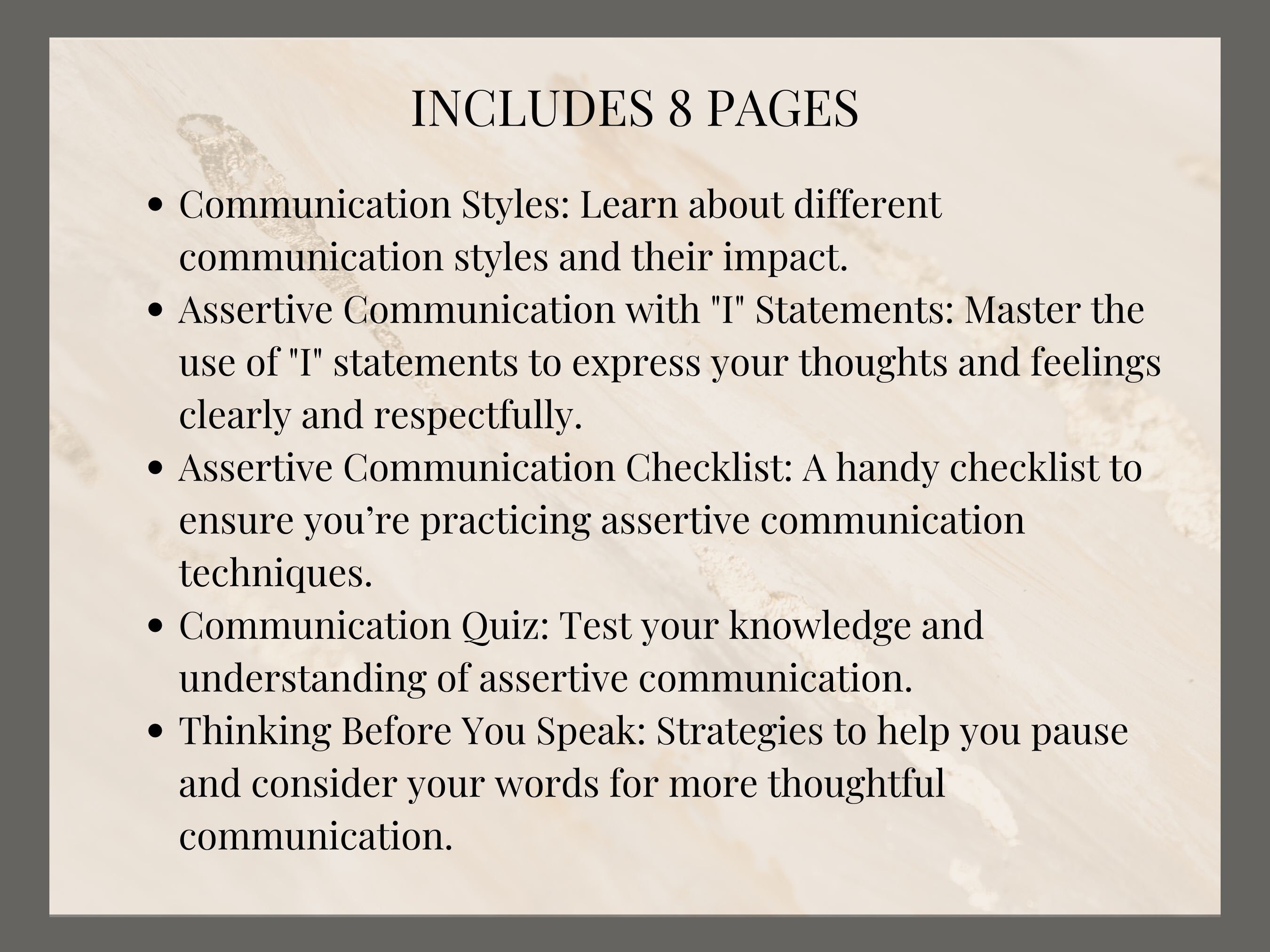 Assertive Communication Worksheets, Communication Styles and Social ...