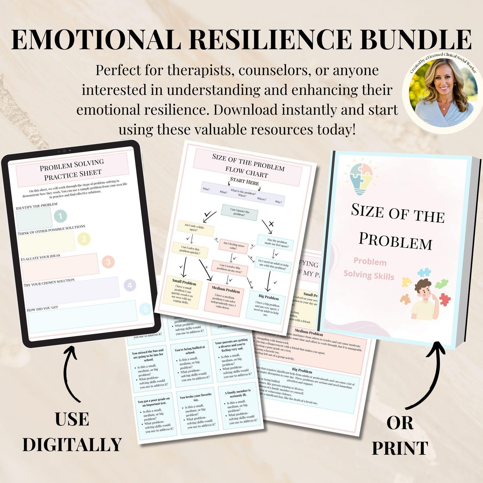 Teen Kids Therapy Emotional Resilience Bundle,emotional Regulation ...
